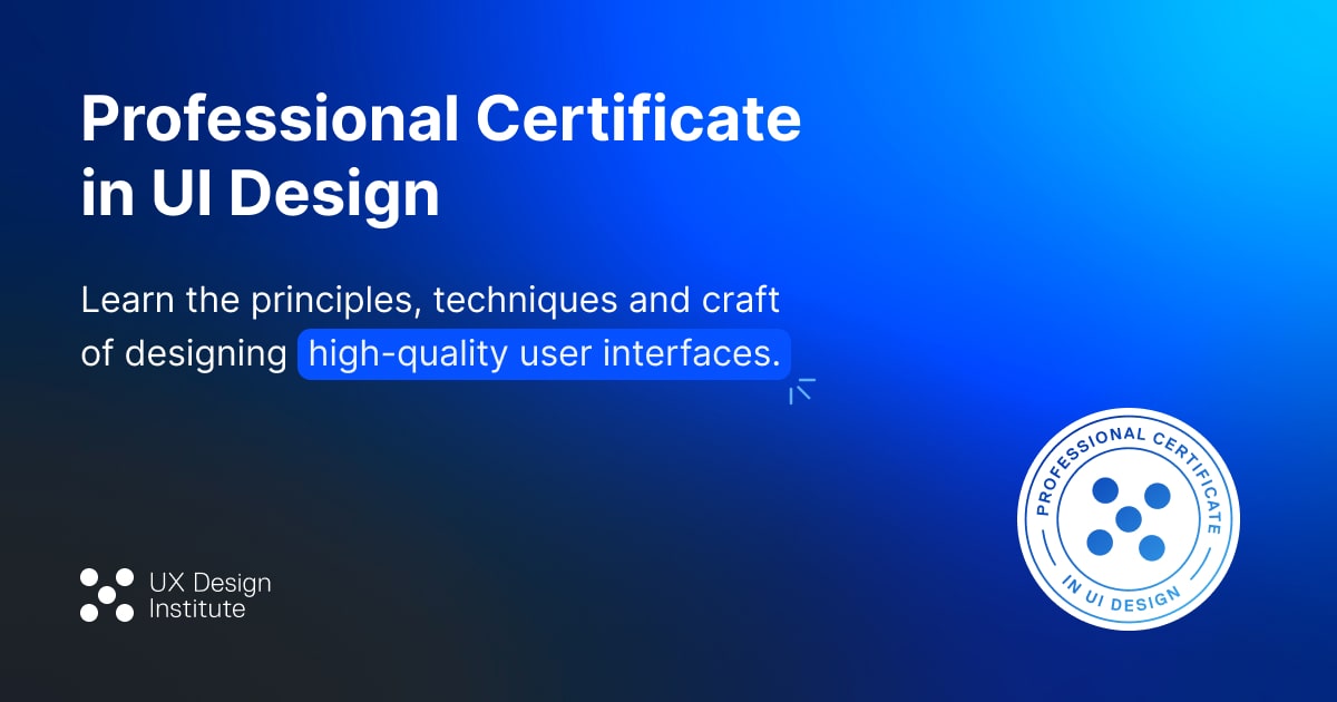 UI Design Course | UX Design Institute